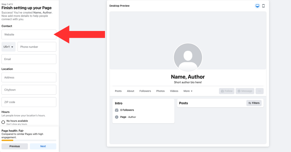Creating and Setting Up Your Author Facebook Page - Books Forward
